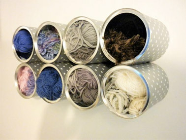 DIY récup avec des boîtes de conserve en objets déco